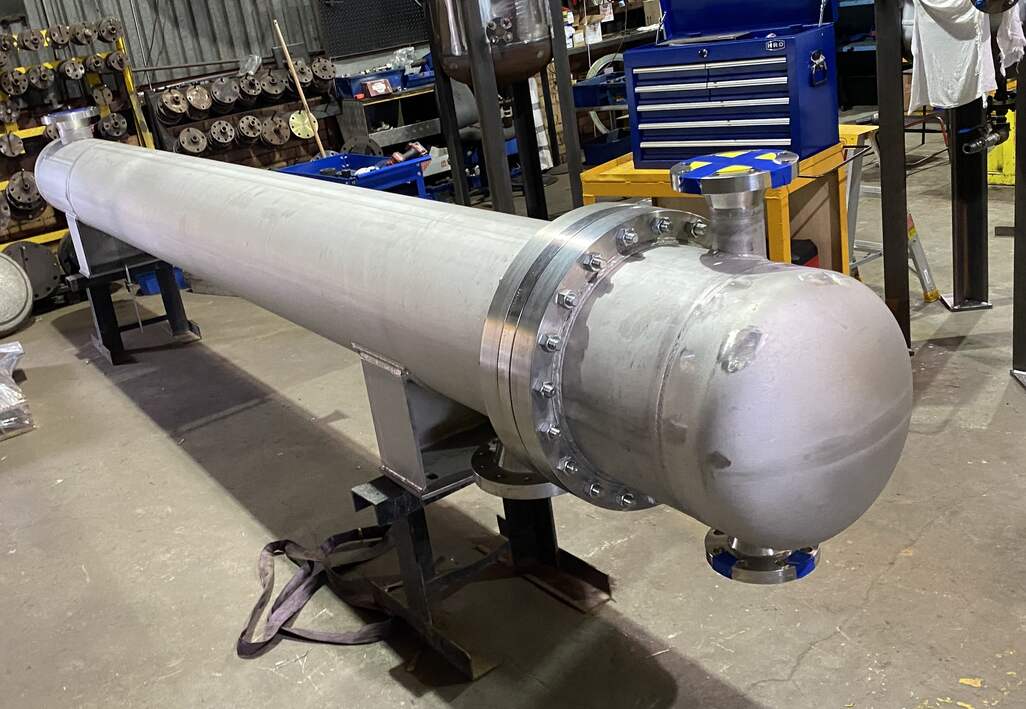 BEU Shell and Tube Heat Exchanger for Supagas - CO2 / Water Heat ...